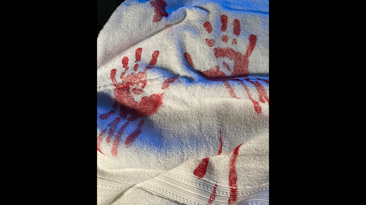Dirty Drop Cloth Magnetic (BLOODY) by David Alan Magic - Trick ...