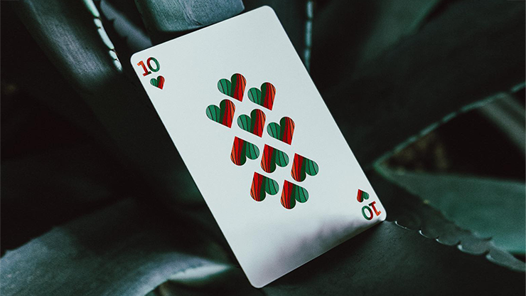 Green Wave Playing Cards by Galaxy Playing Cards - Tricksupply